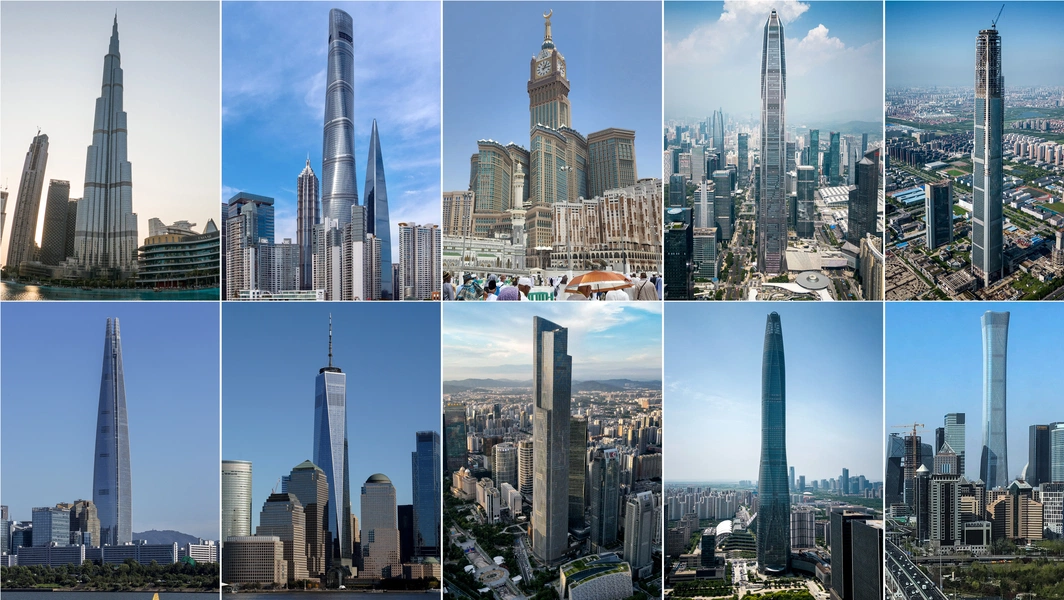 11 record-breaking skyscrapers and their unique features