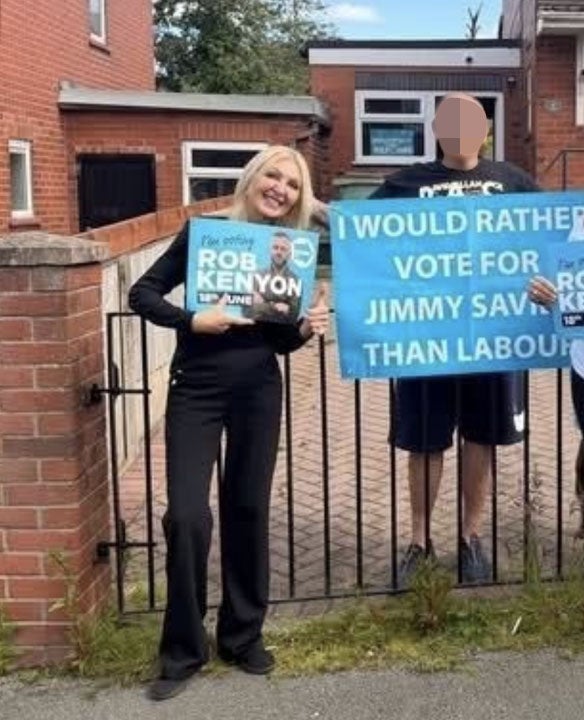 Reform councillor sorry for posing with Jimmy Savile campaign poster