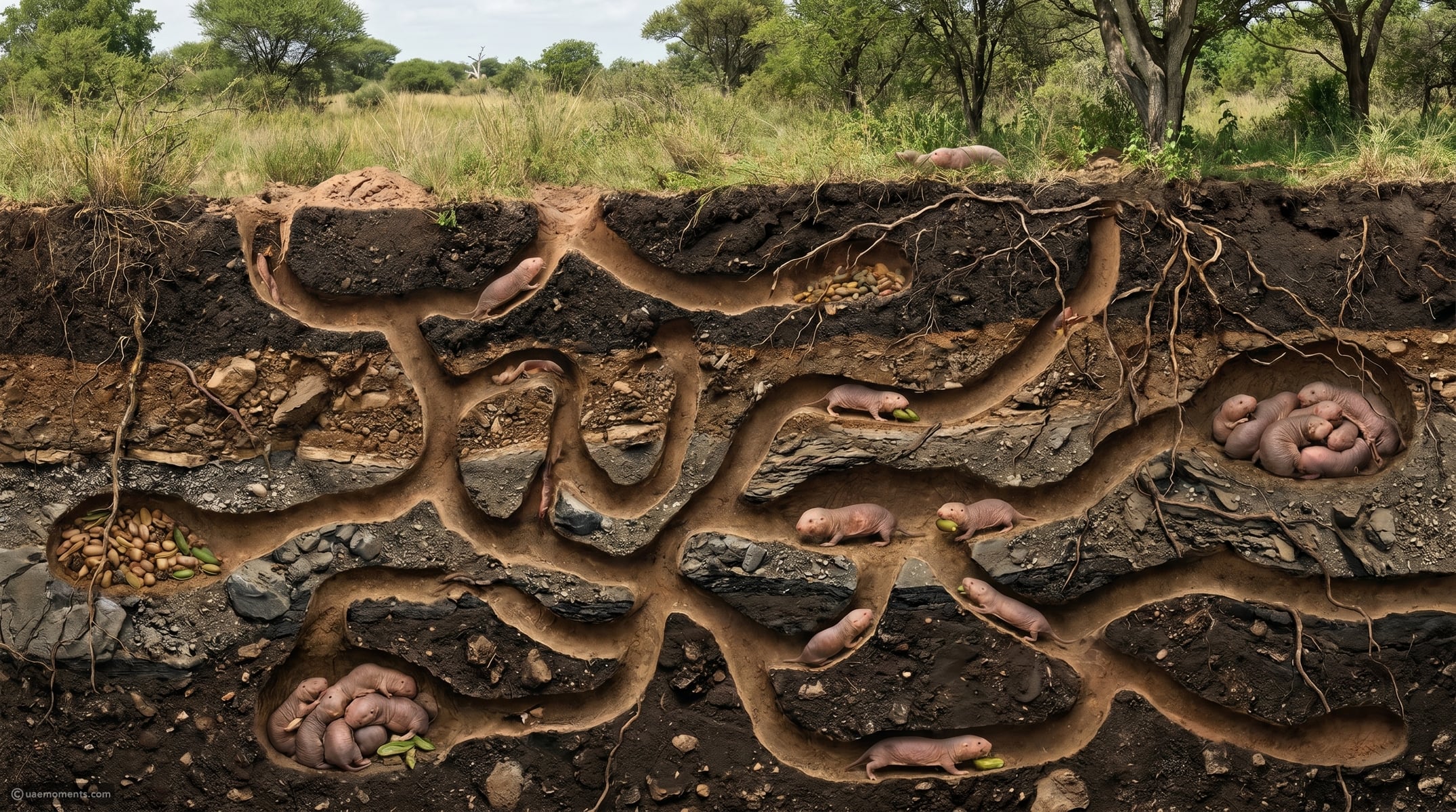 Scientists say these mole rats cultivate their own food underground