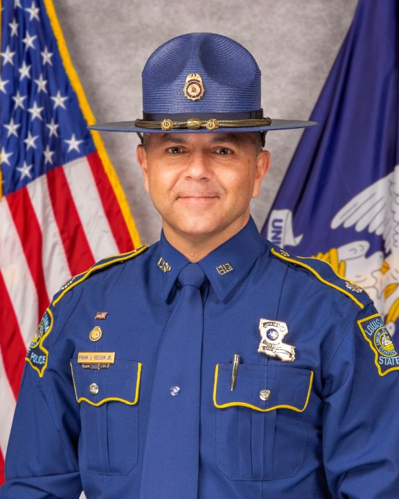 Louisiana State Police Superintendent Col. Robert Hodges announces ...