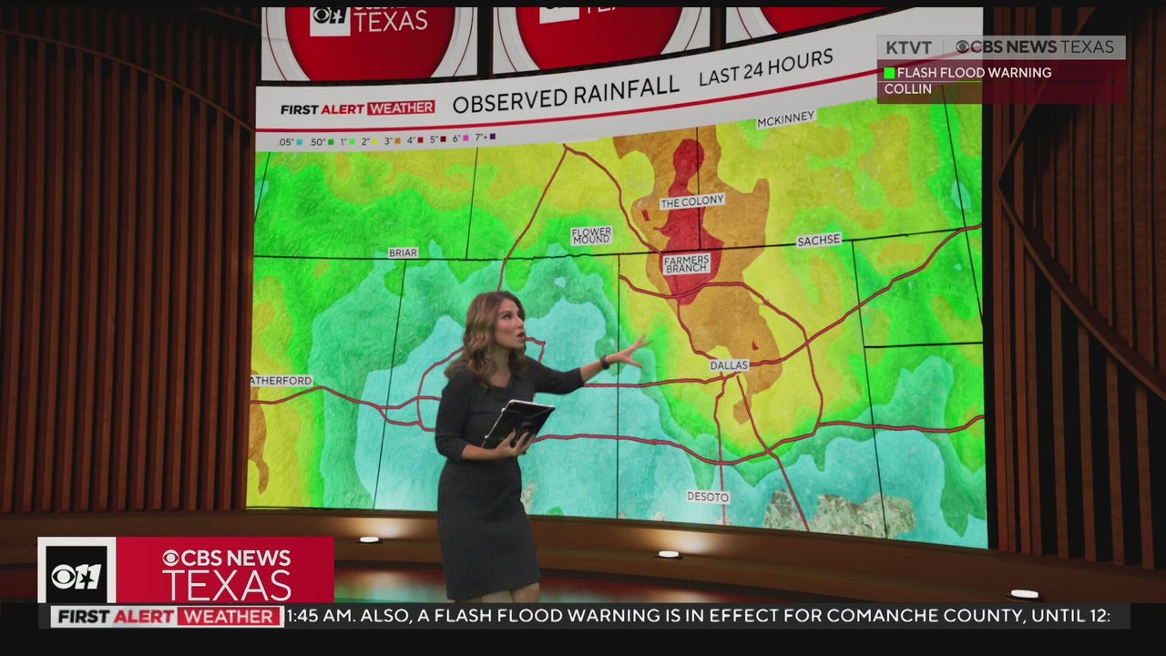 Heavy rain in North Texas leads to flash flooding in parts of Dallas ...