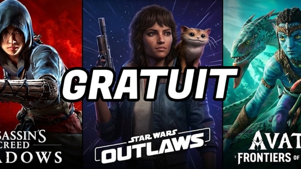 Ces 3 jeux sont gratuits : Avatar, Star Wars Outlaws et Assassin's ...
