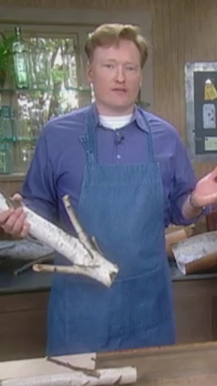 DIY peg rack with Martha Stewart and Conan O’Brien