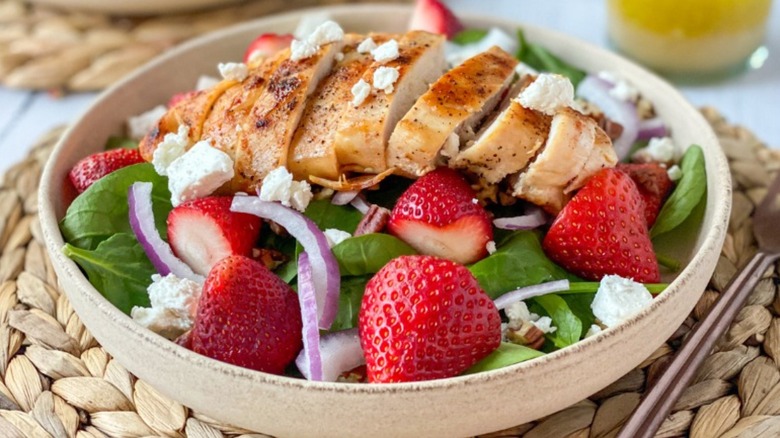 Strawberry chicken salad recipe