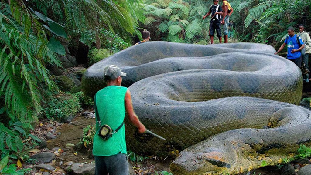 They found the biggest anaconda in the world