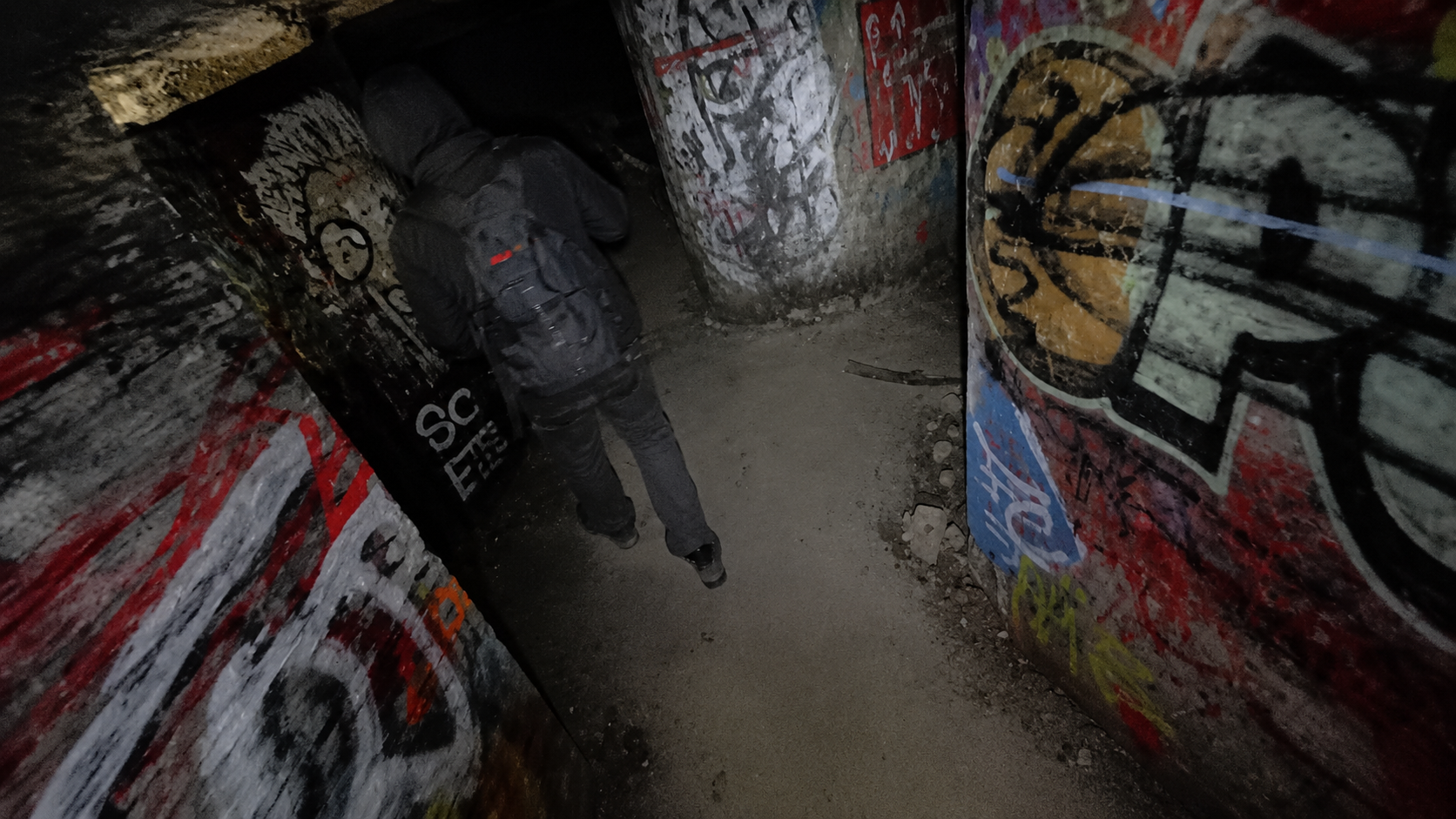 They entered hidden underground tunnels - and saw something disturbing
