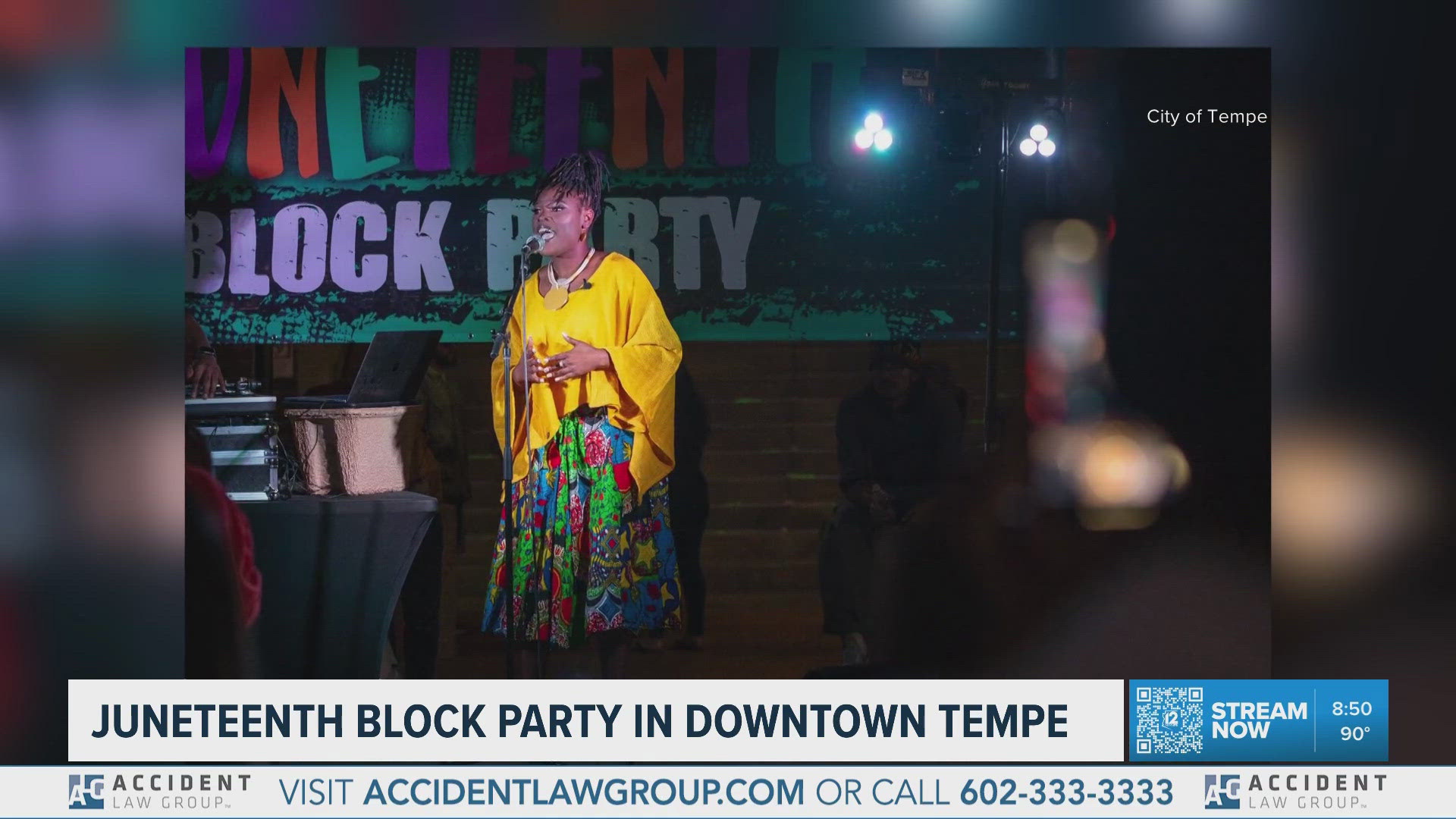 Juneteenth block party in downtown Tempe