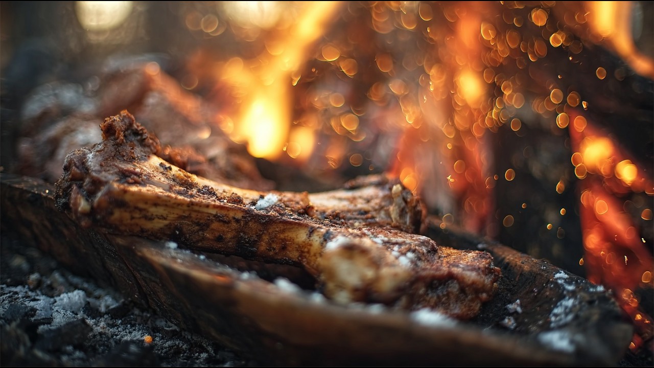I cooked a feast from just one bone! 🥩🔥