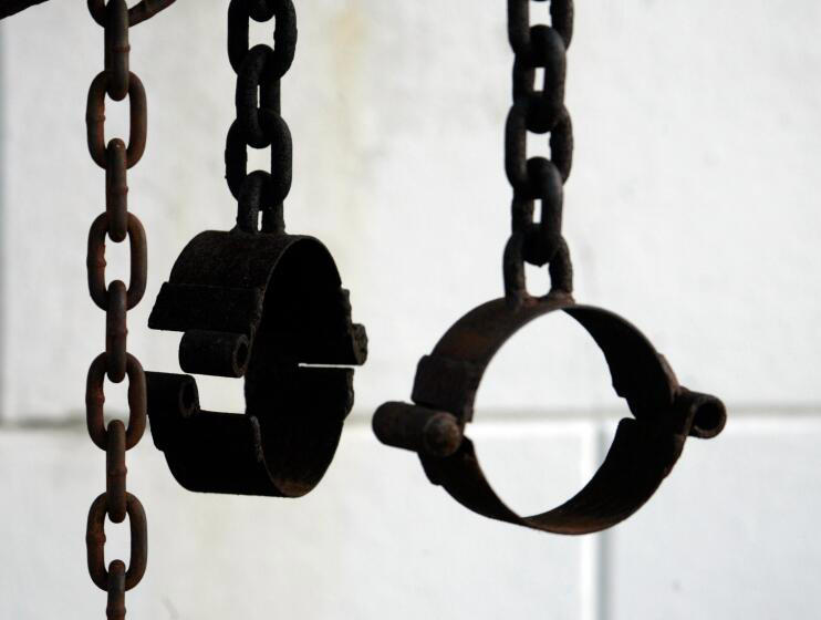 A crucial tool of the slave trade, shackles evoke an ugly part of ...