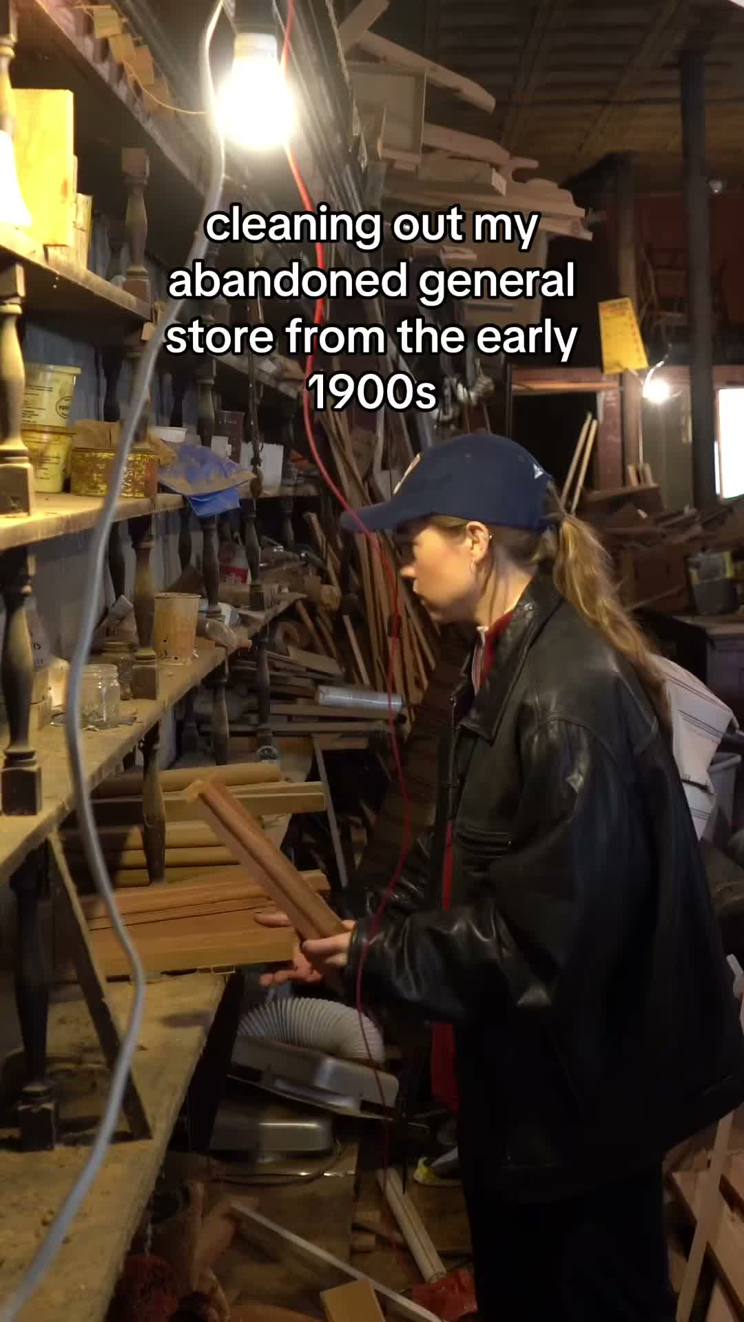 Cleaning out my abandoned general store from the 1900s!