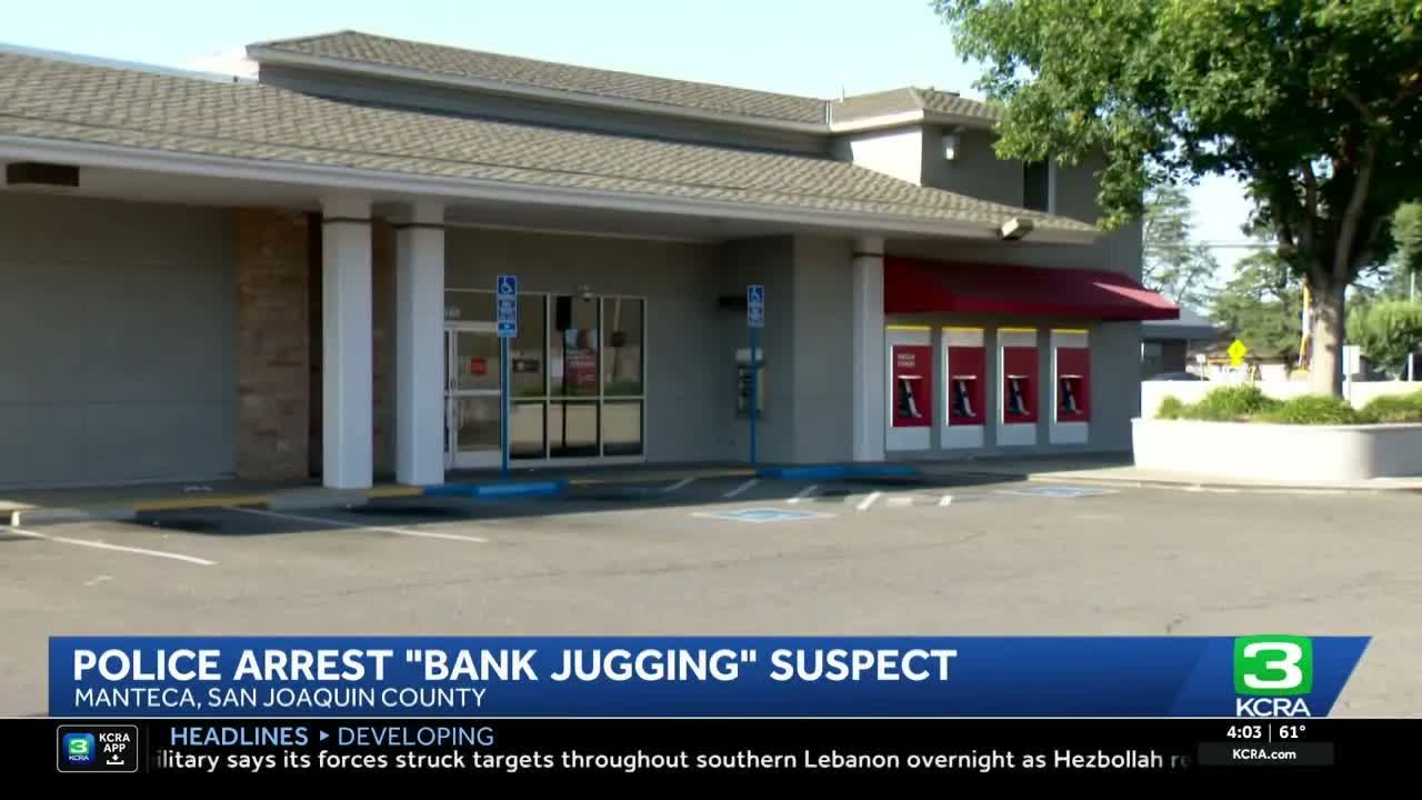 Manteca police arrest suspected bank jugger