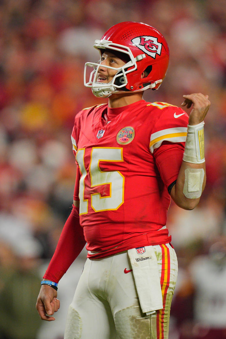 Kansas City Chiefs QB Patrick Mahomes makes appearance at World Cup game