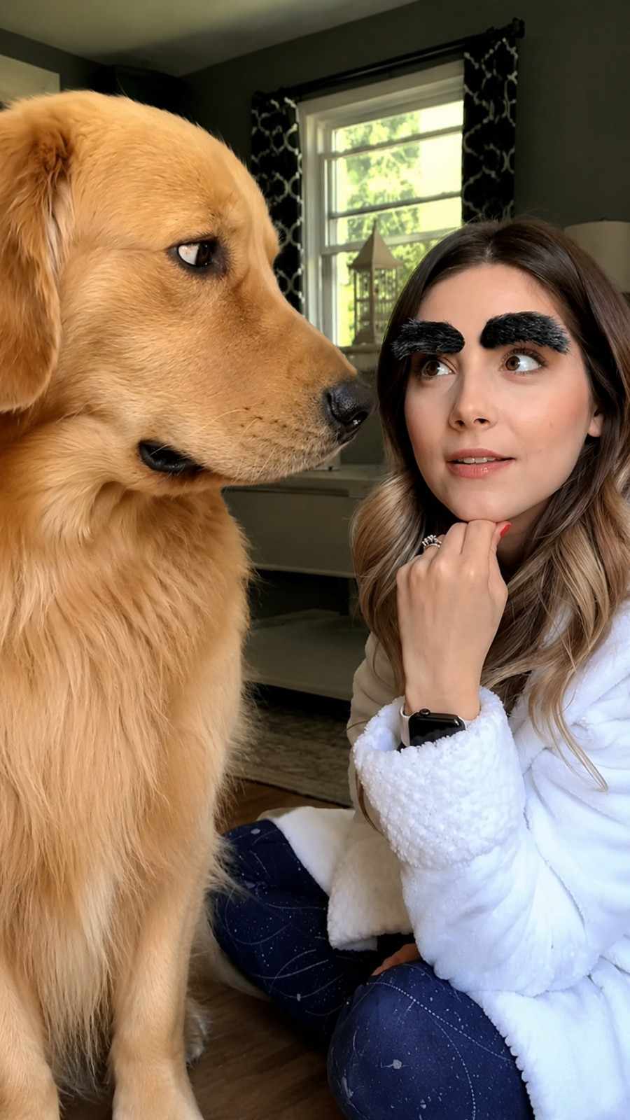 My dog does not approve today