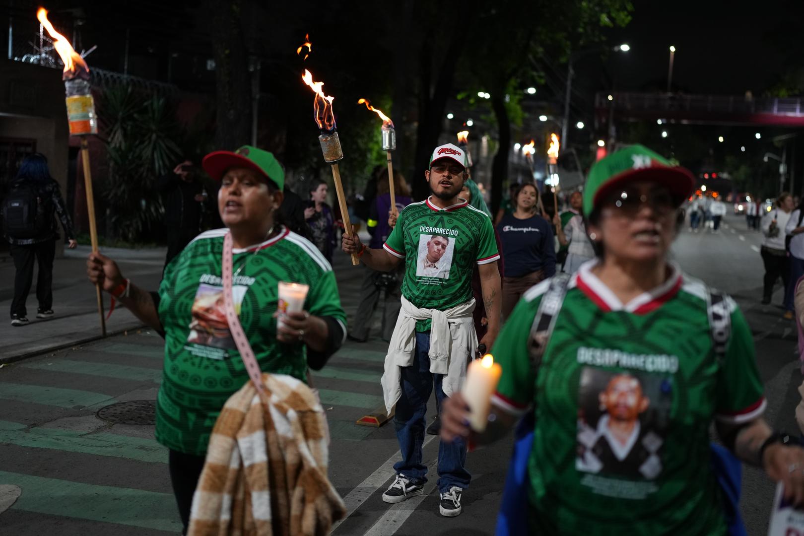 Missing persons posters mimic World Cup stickers in Guadalajara