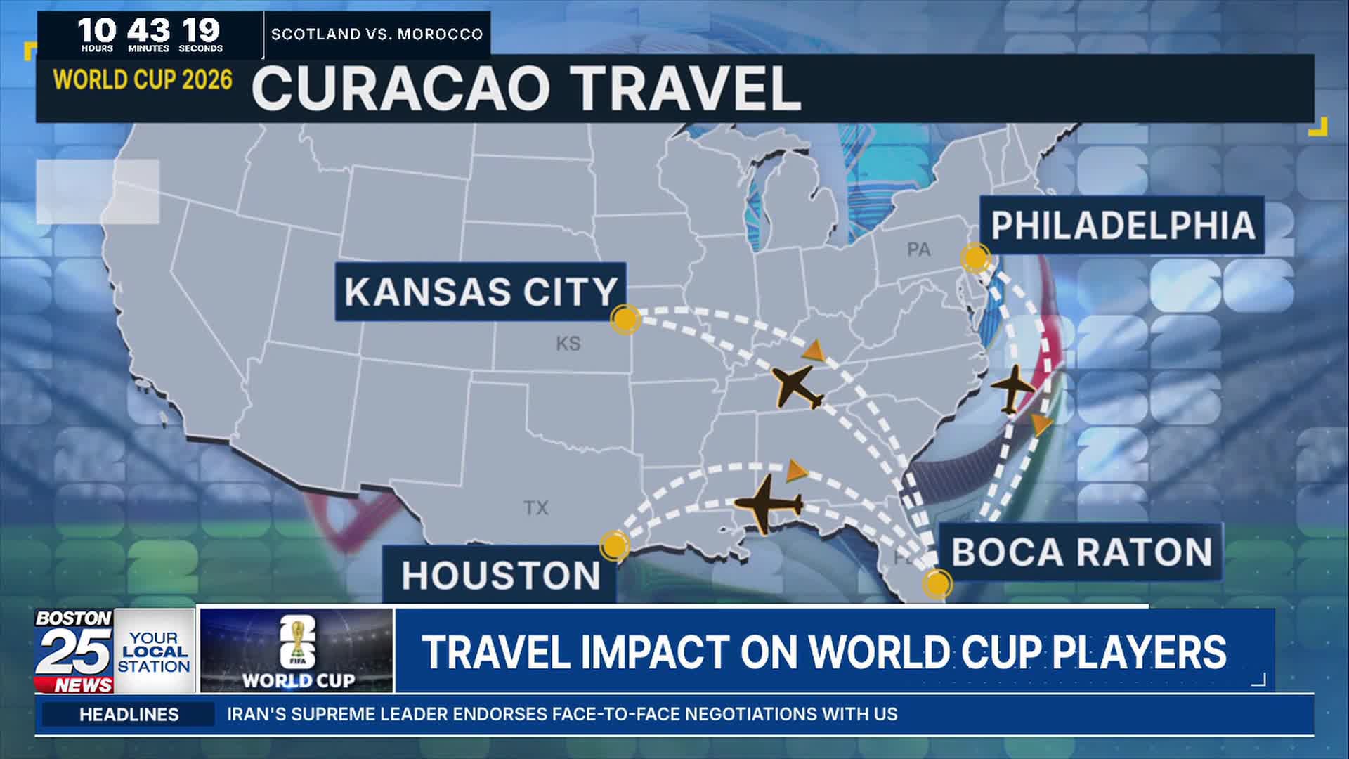 World Cup travel demands could shape match outcomes as teams log record ...