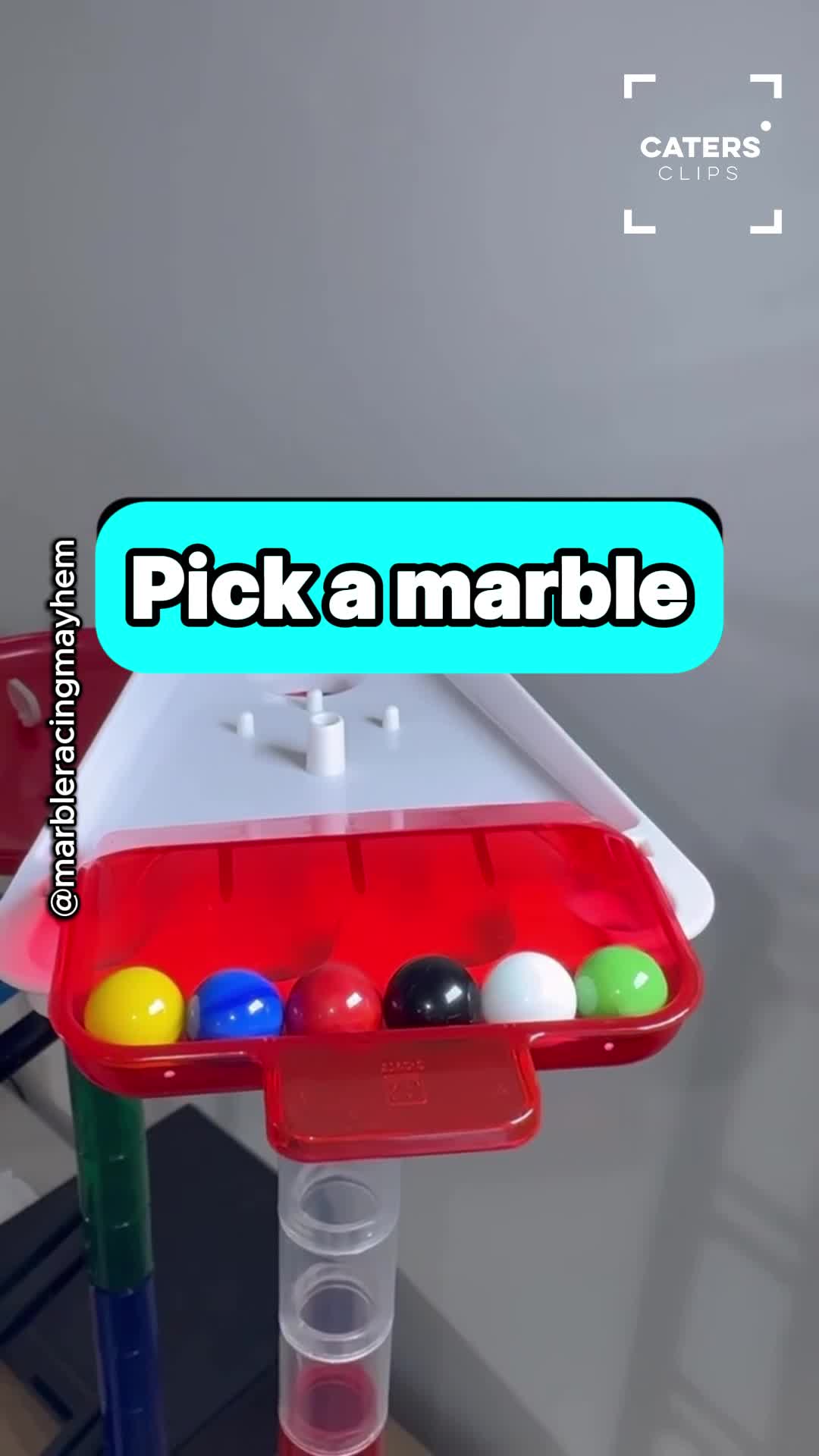 Exciting marble race ends with a surprise winner