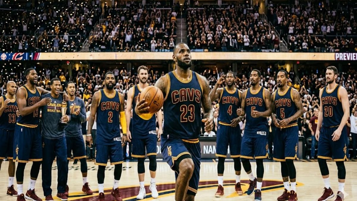 LeBron James and Cavaliers 2016 champions reunite in Europe as Richard ...