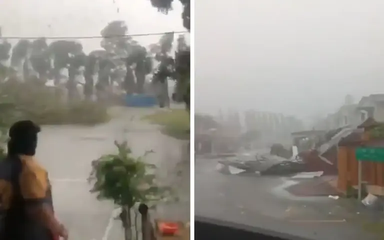 More than 200 homes damaged in Ipoh freak storm