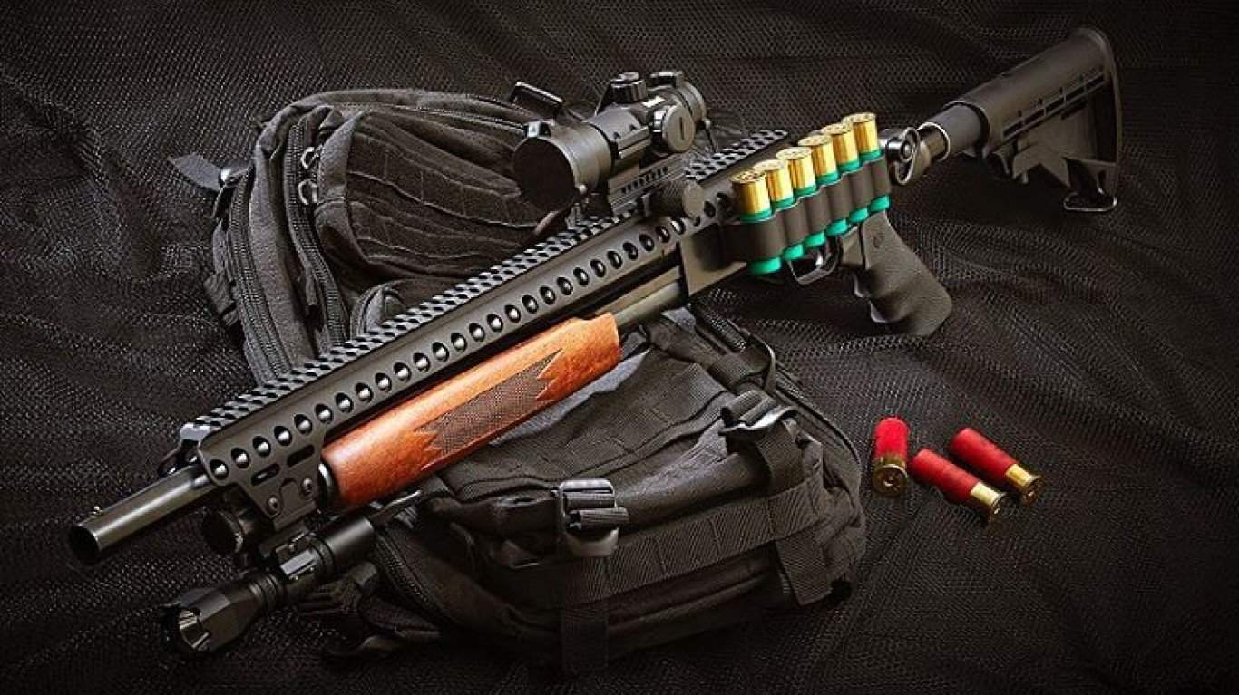 This pump action shotgun is a favorite for hunters