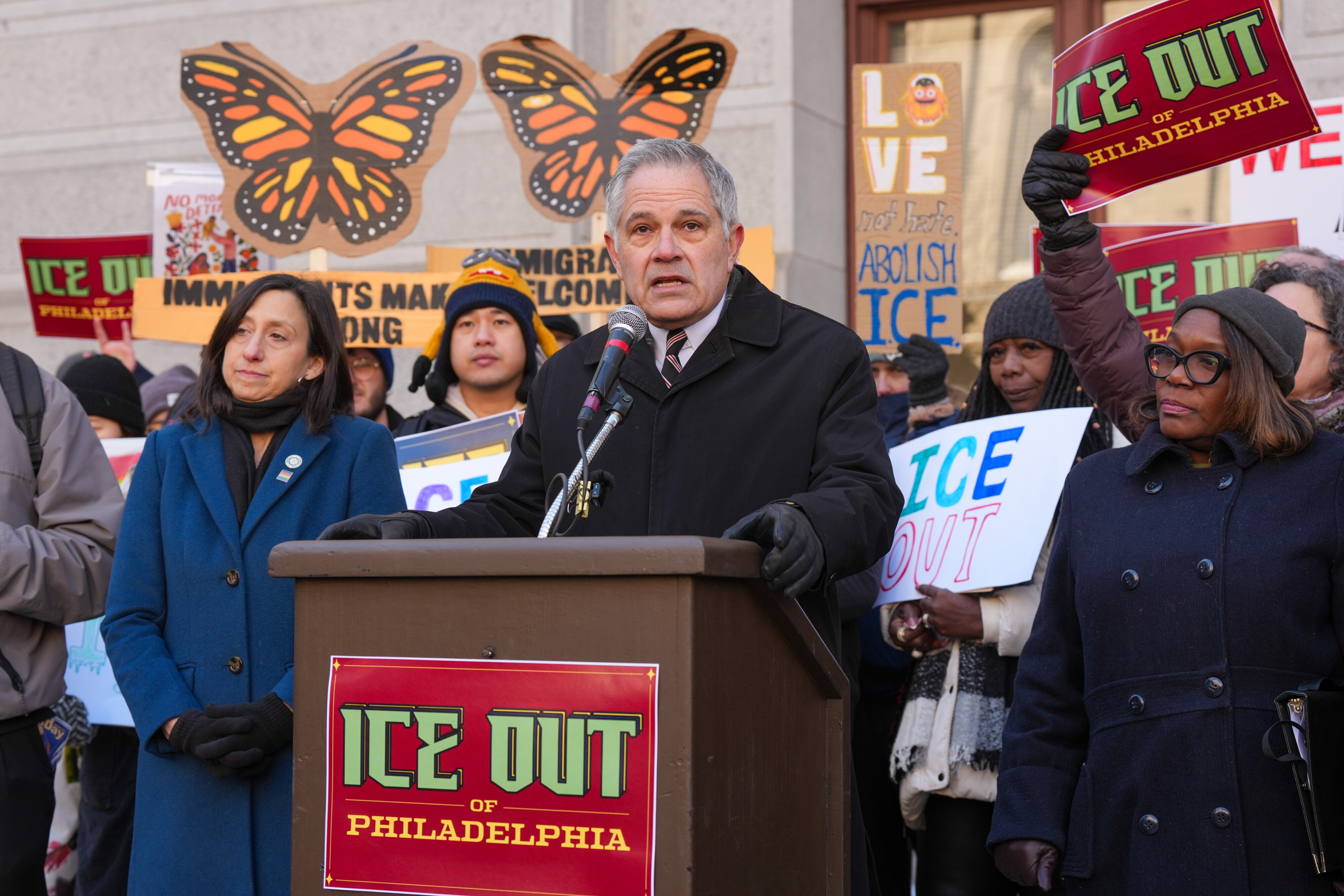 Trump administration sues Philadelphia over 'ICE Out' face mask ban for ...