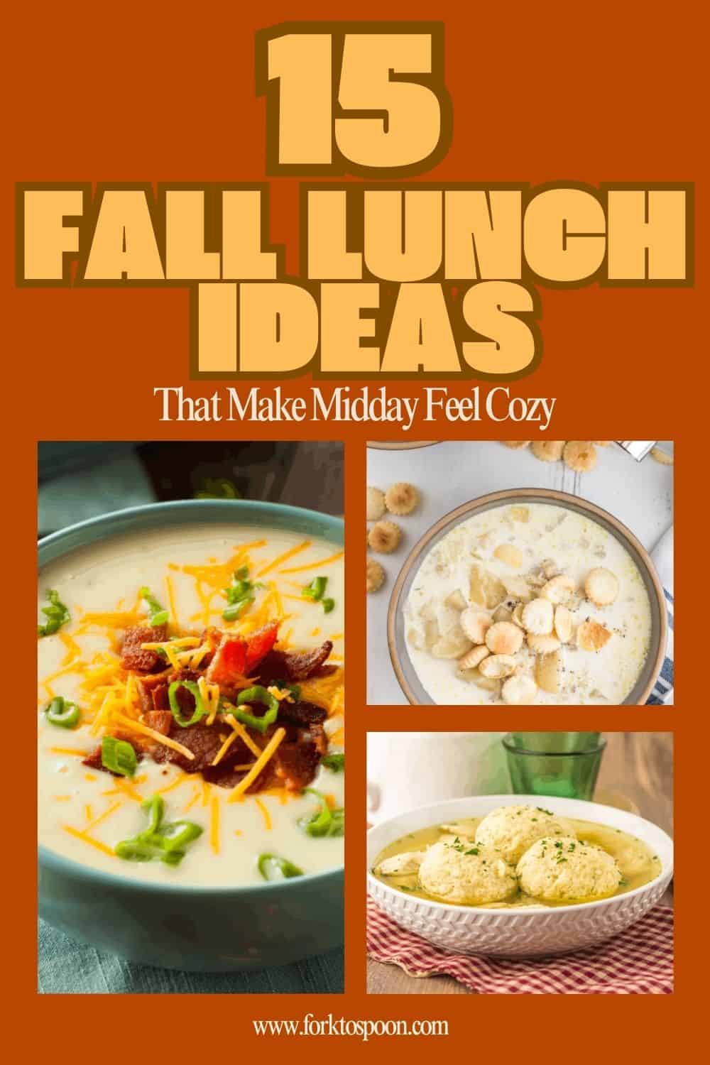 15 fall lunch ideas that make midday feel cozy