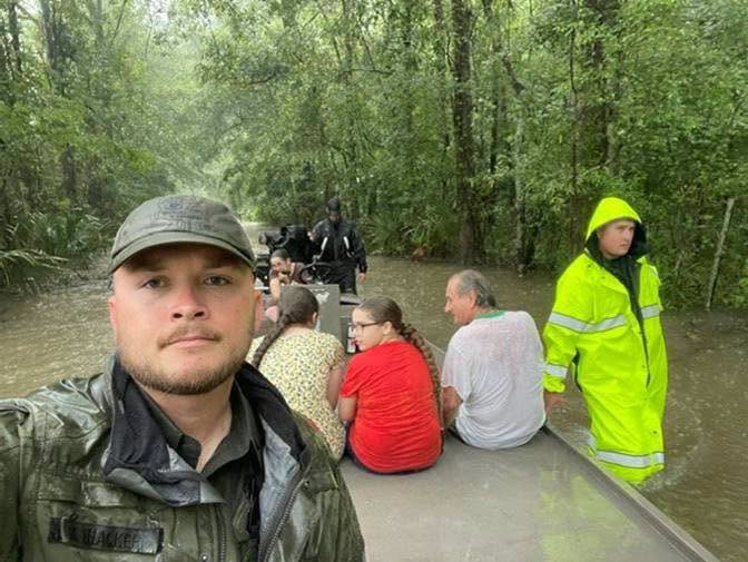 LDWF agents rescue 16 people, 3 pets from Avoyelles Parish flooding