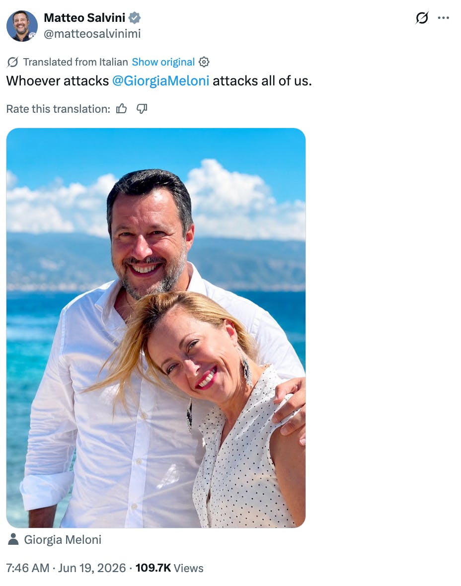 Trump sparks diplomatic crisis with Italy over egomaniacal photo claim