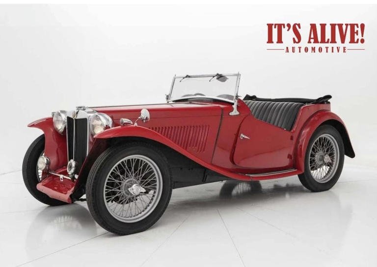 The sports car that hooked America: This 1948 MG TC is up for grabs