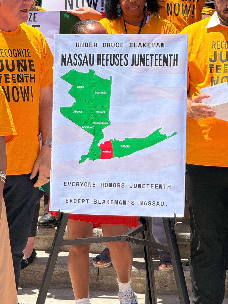 LI county workers demand paid Juneteenth holiday: 'Should not be ...