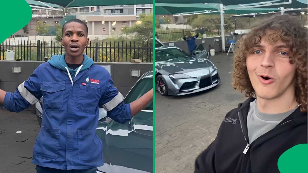 "Keep doing God's work": Car wash employee receives a R2000 tip from a ...