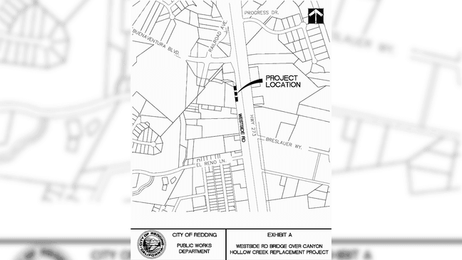 Westside Road to close for Canyon Hollow Creek bridge replacement