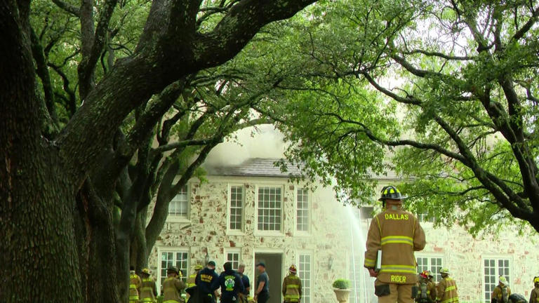Firefighter fell through ceiling while fighting blaze in the attic of a ...