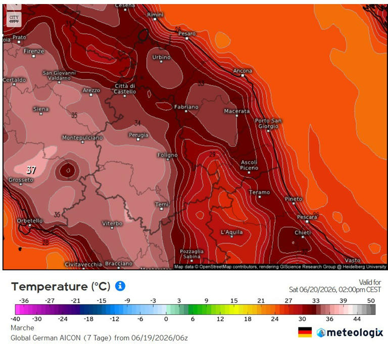 Il termometro fino a 37° C Ecco le città marchigiane dove fa (e farà ...