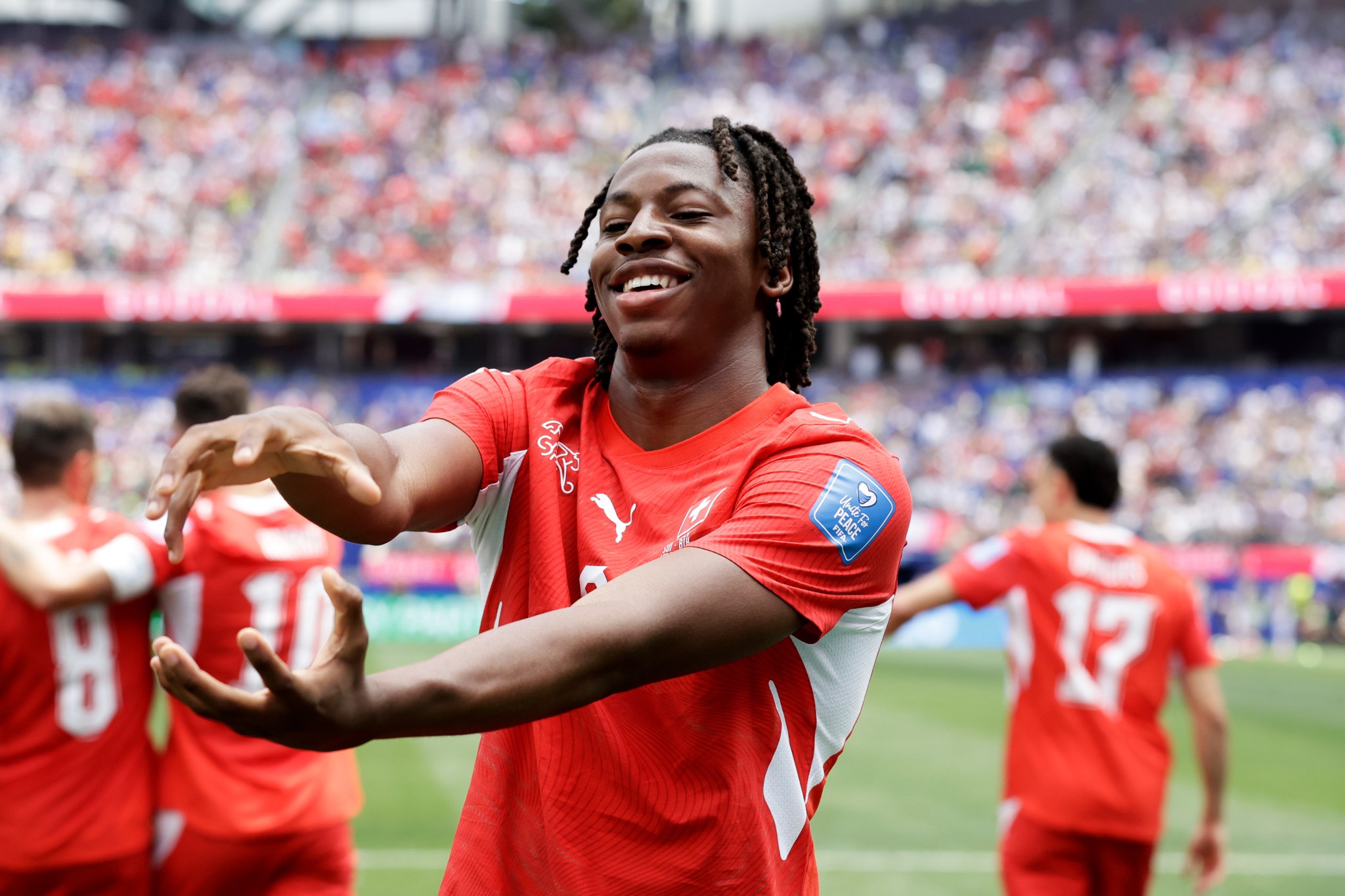 Switzerland’s Johan Manzambi is just getting started