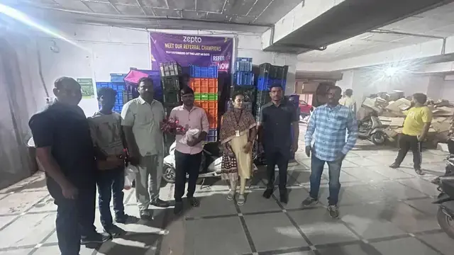 Expired food seized from Zepto warehouse in Hyderabad