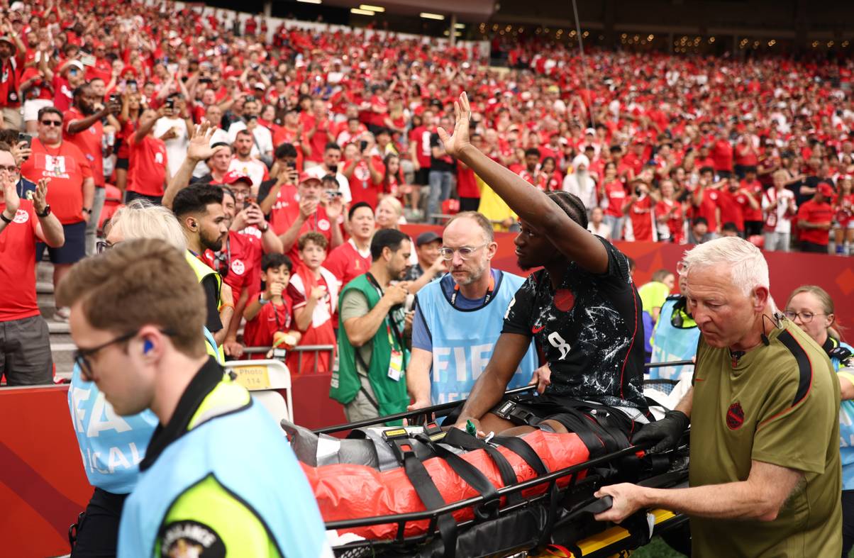Canada player who suffered horror injury after everyone heard 'bone ...