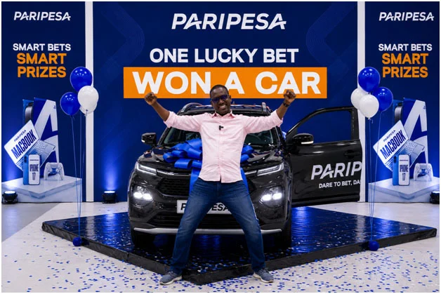 PariPesa crowns the winner of 'Bet for a Car!' promo