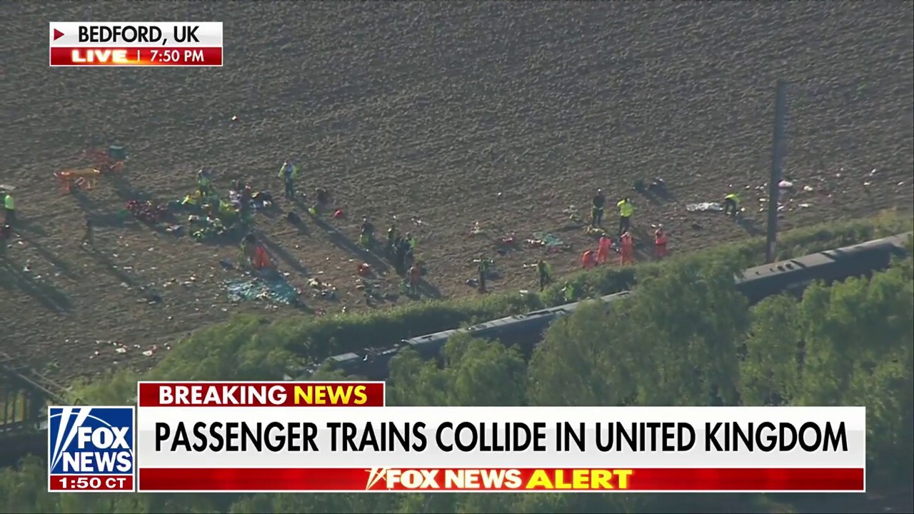Passenger trains collide in United Kingdom, officials report serious ...
