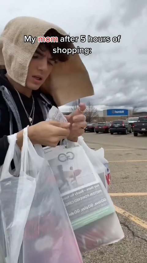 My mom after 5 hours of shopping: Why does it take that long