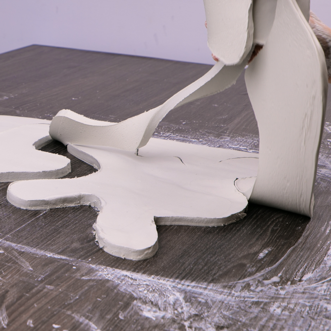 Unique DIY clay vase! 😍