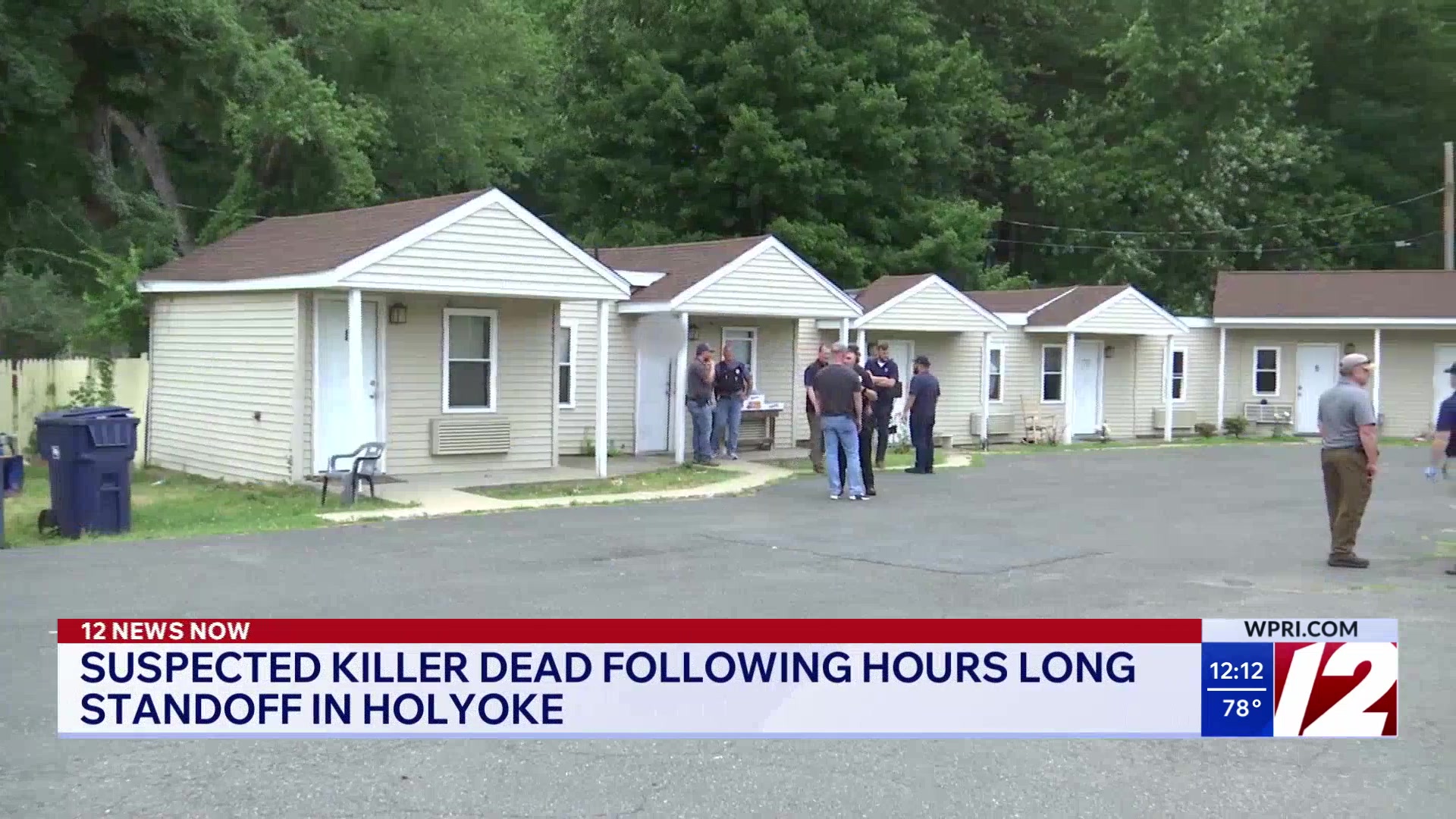 Suspected killer dead following hours-long standoff in Holyoke
