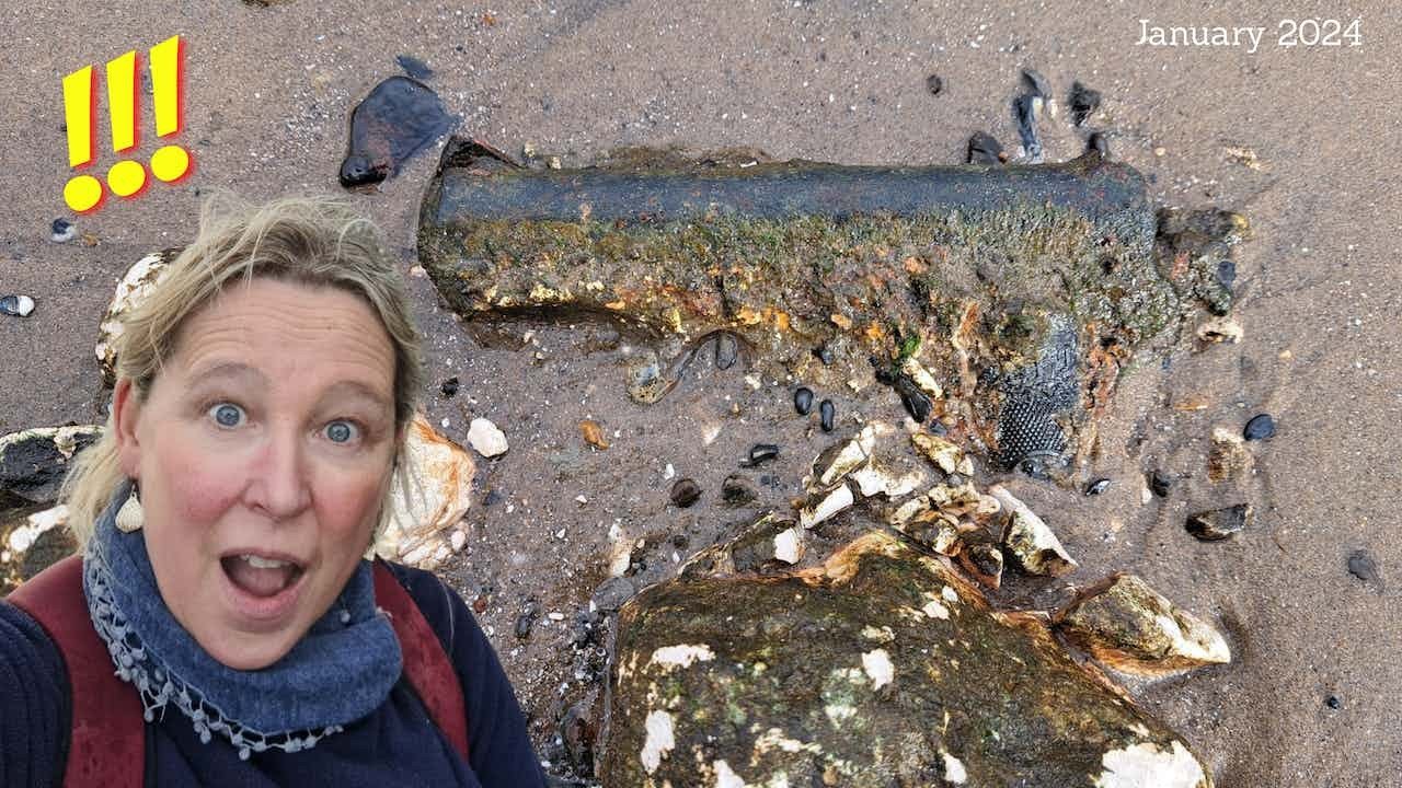 A close-call find on the Thames foreshore