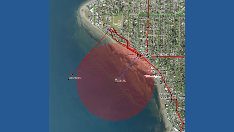 West Seattle beach advisory issued after sewage leak near park