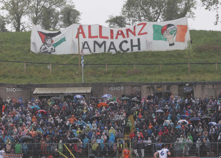 Monaghan County Council in conflict with anti Allianz protestors at Clones