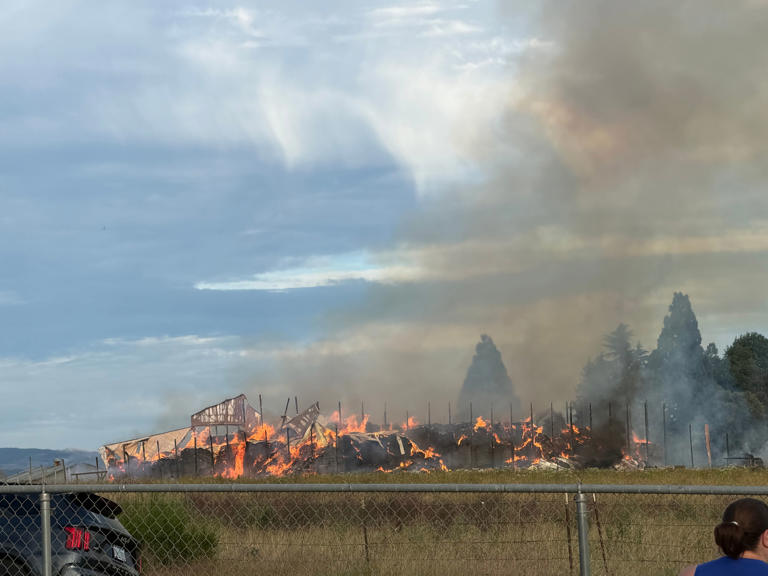 Barn at Coleman Guest Ranch in Molalla a total loss after fire
