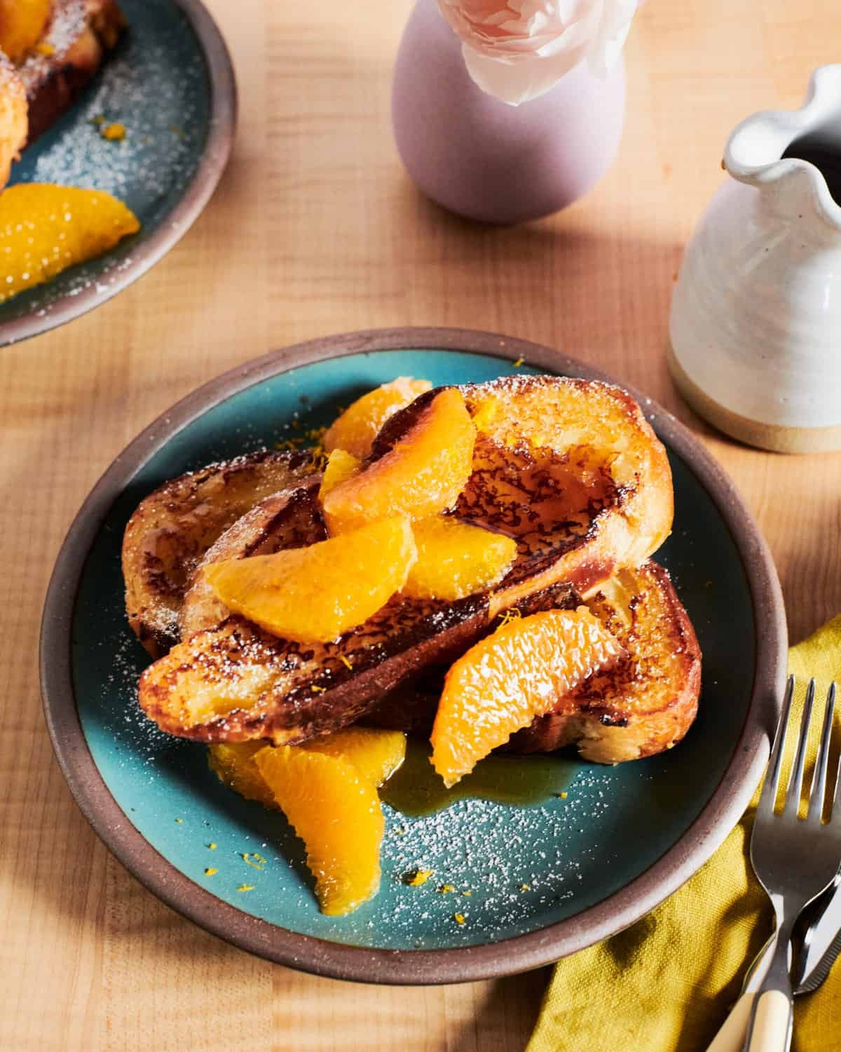 The dreamiest and most delicious breakfast: Orange French toast