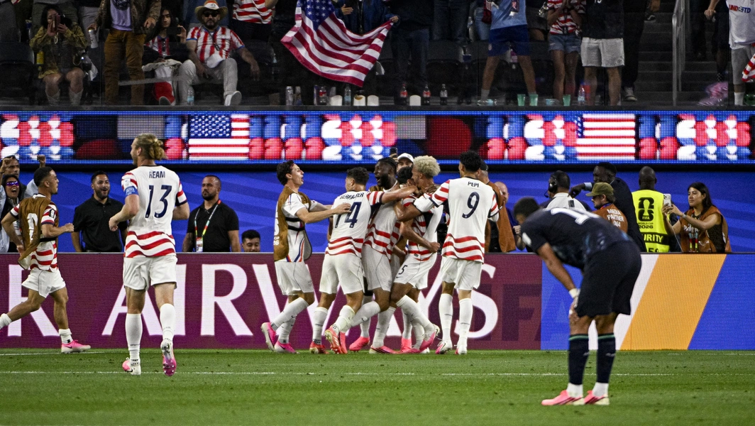 USA lead Australia 2-0 at halftime in pivotal World Cup clash