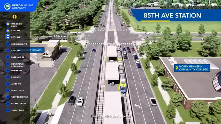 Blue Line light rail extension now estimated to cost over $3.5 billion