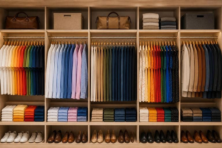 Adiós al armario desordenado: el método de color coding que domina las ...