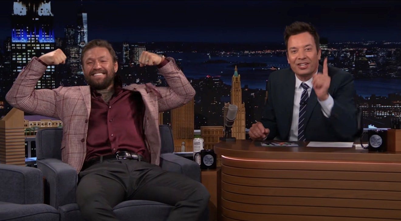 Jimmy Fallon under fire for hosting Conor McGregor on 'The Tonight Show'